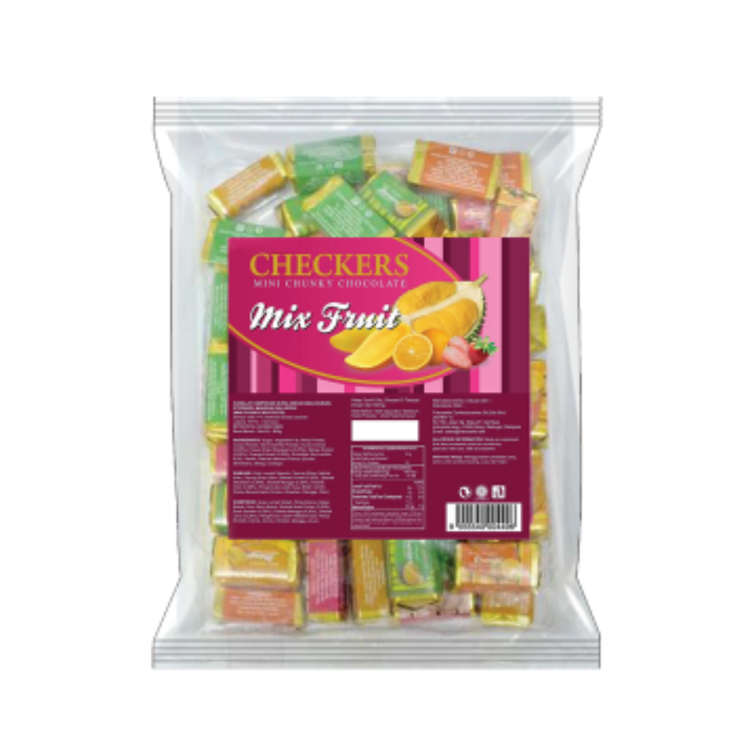 Checkers - Mini Chunky Almond 300Gr (30/Carton) – Tasty Snack Indonesia