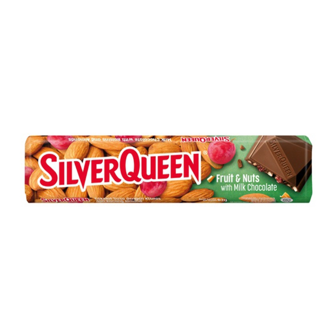 Silver Queen - Fruit And Nuts 58Gr (20/Box) – Tasty Snack Indonesia