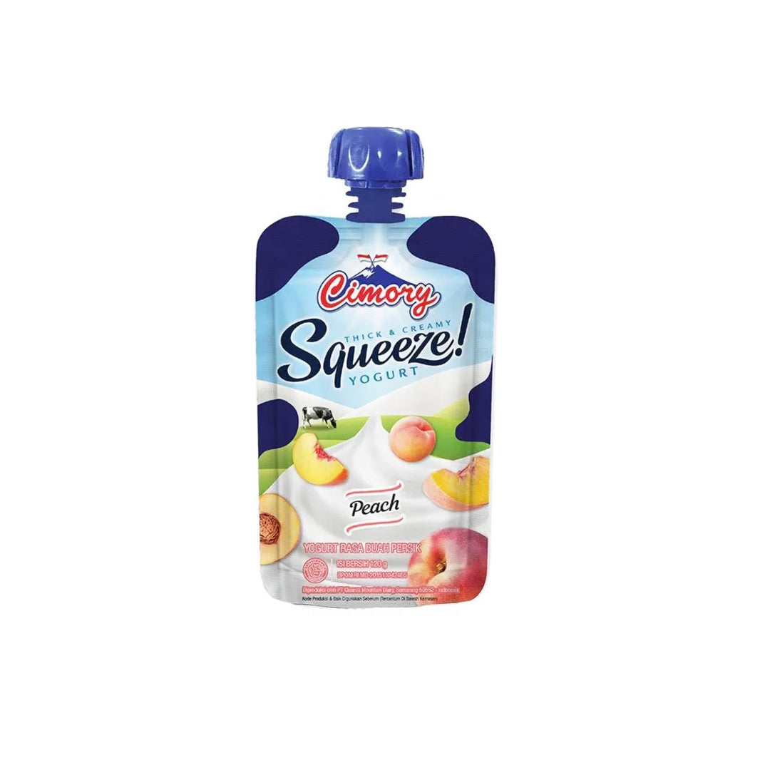 Cimory - Yogurt Squeeze Peach 120Ml (24/Carton) – Tasty Snack Indonesia