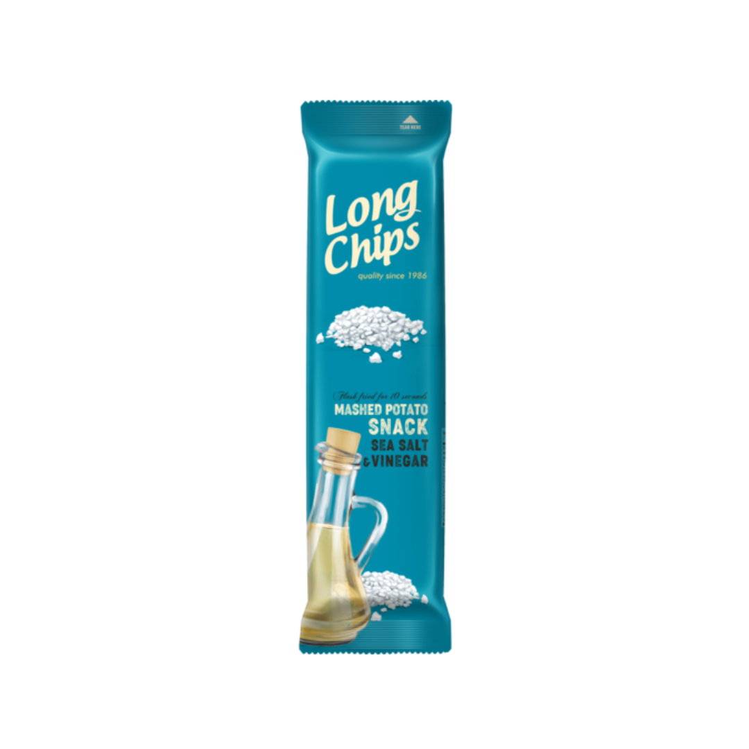 Long Chips - Potato Snack Sea Salt & Vinegar 75Gr (20/carton) – Tasty ...