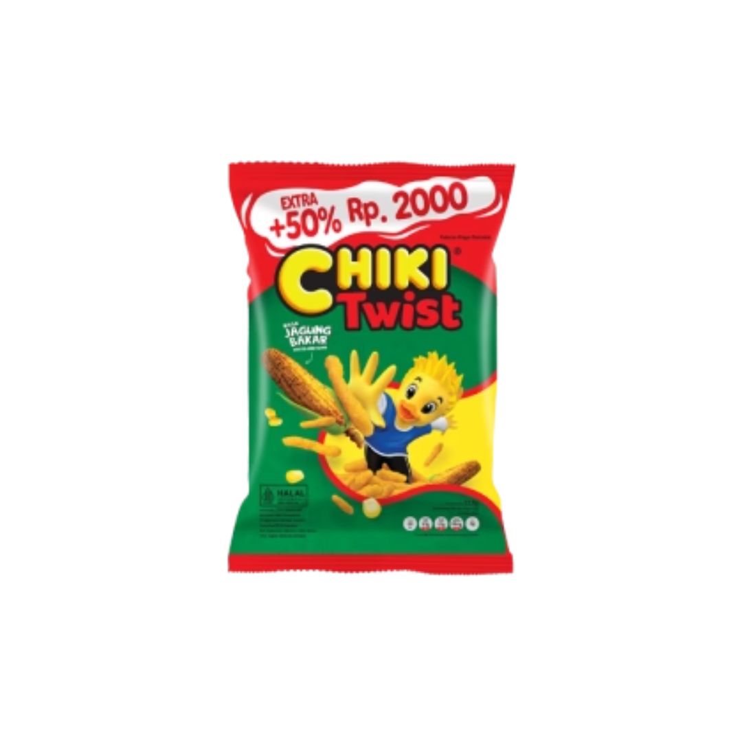 Chiki - Snack Twist Roasted Corn 22.5Gr (60/Carton) – Tasty Snack Indonesia