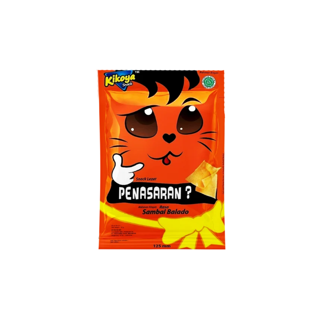 Kikoya - Balado 22Gr (100/Carton) – Tasty Snack Indonesia
