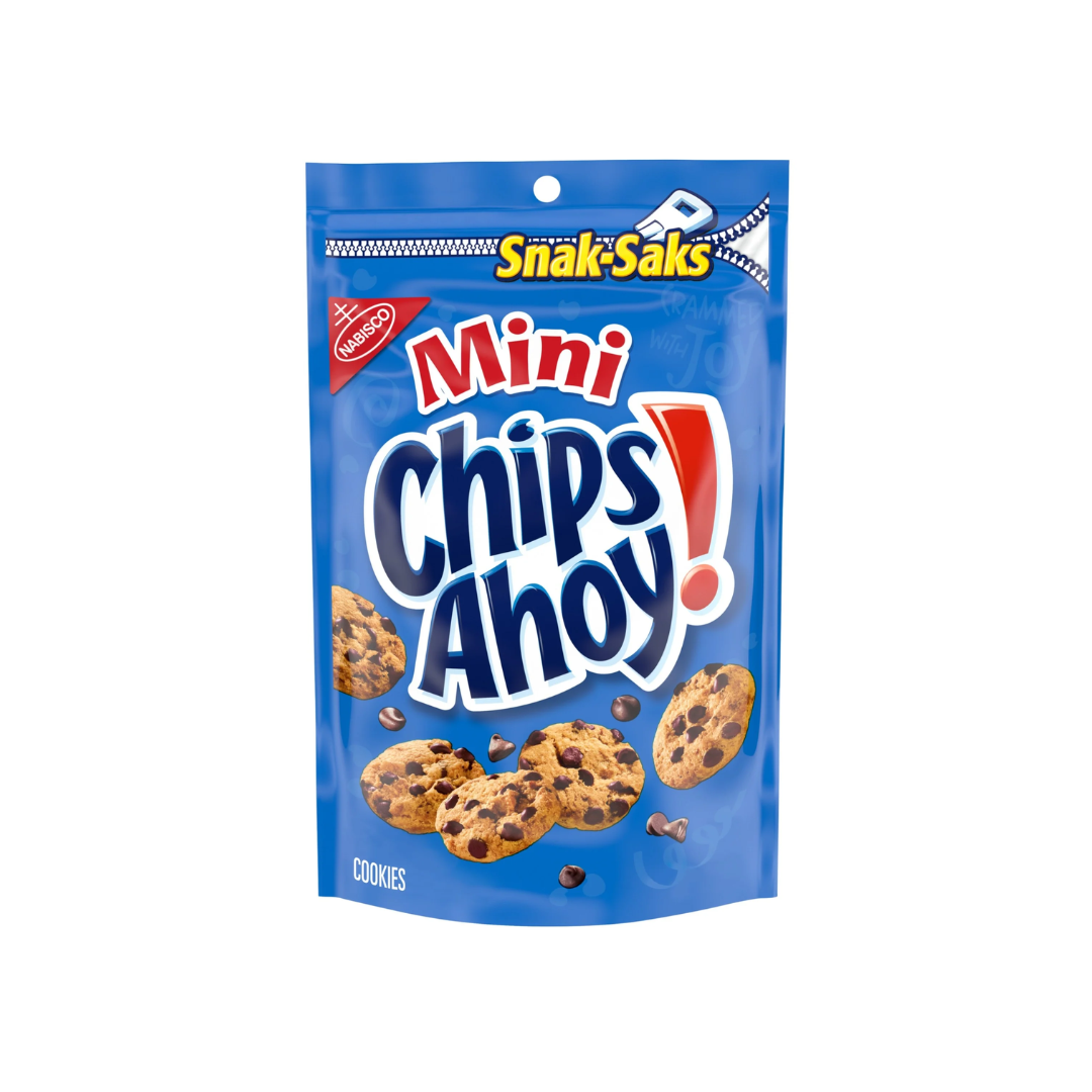 Nabisco - Chips Ahoy Mini Snack Saks 8Oz (12/Carton) – Tasty Snack ...
