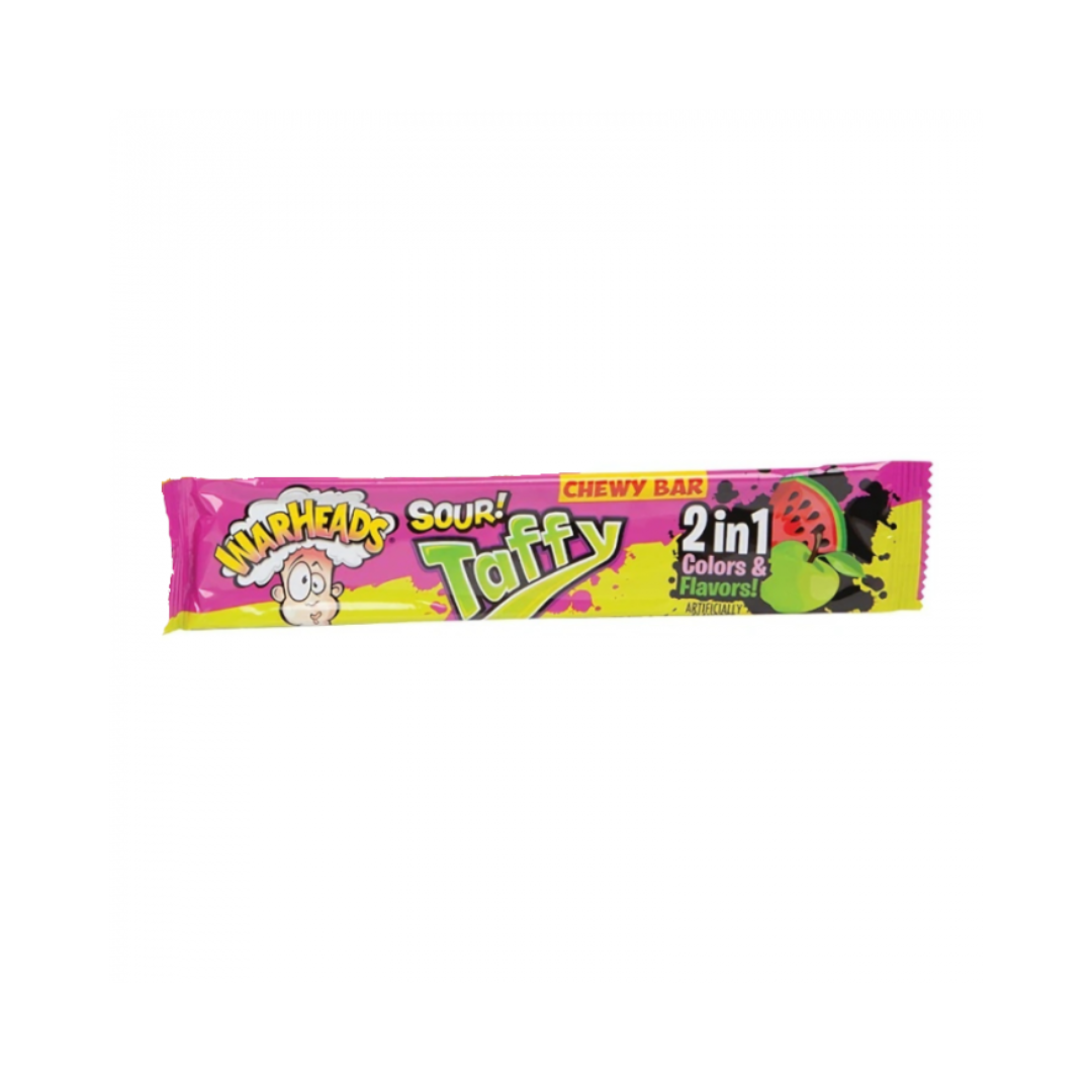 Warheads - Sour Taffy 2 in 1 Watermelon 1.5Oz (24/Carton) – Tasty Snack ...