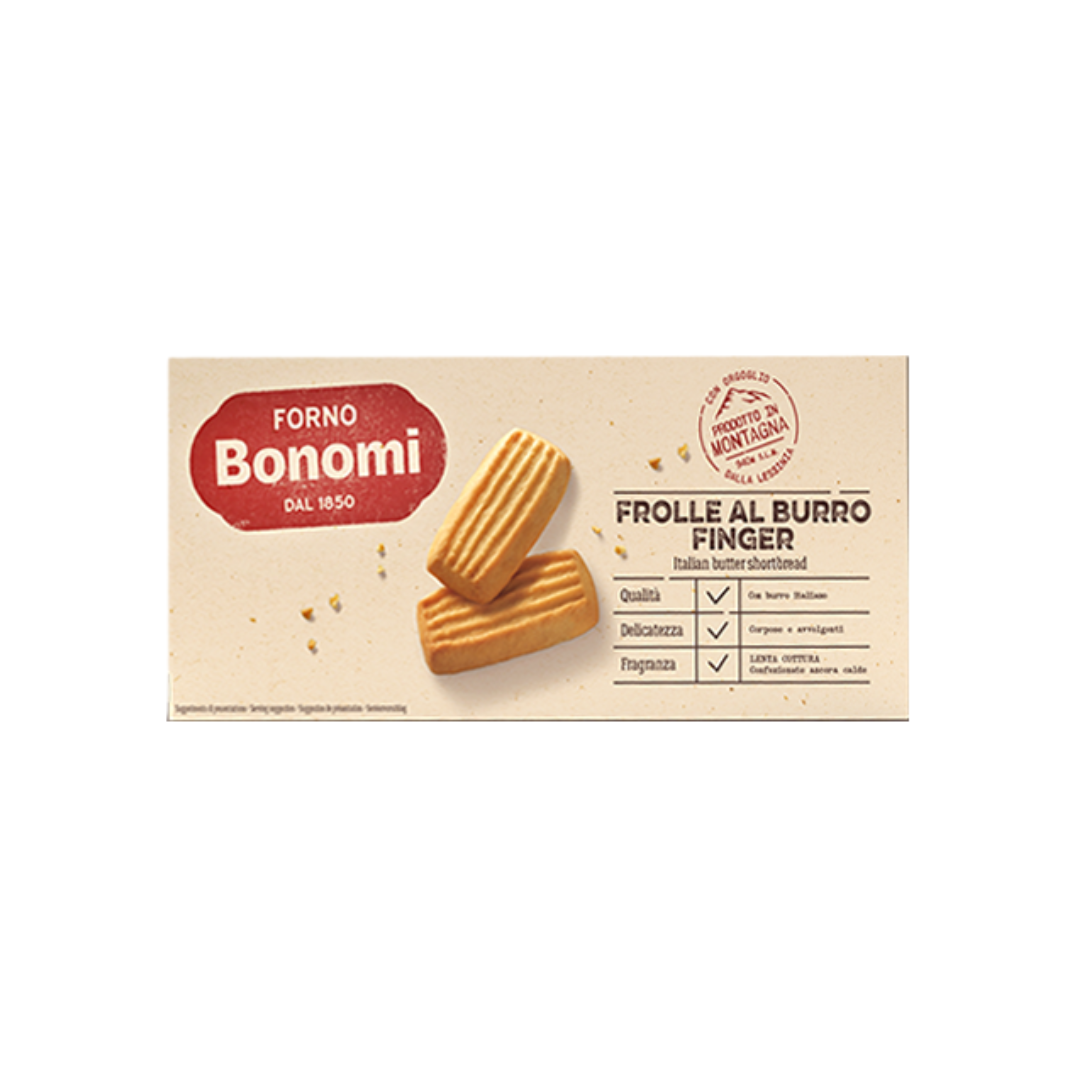 Forno Bonomi - Italian Butter Shortbread Finger 150Gr (16/Carton ...