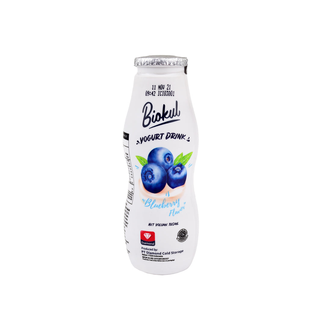 Biokul - Drink Yogurt Blueberry 150Ml (12/Carton) – Tasty Snack Indonesia