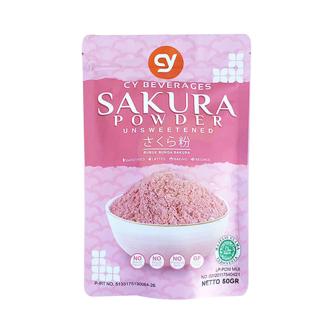CY - Pure Beverages Sakura Powder 100Gr (24/Carton) – Tasty Snack Indonesia