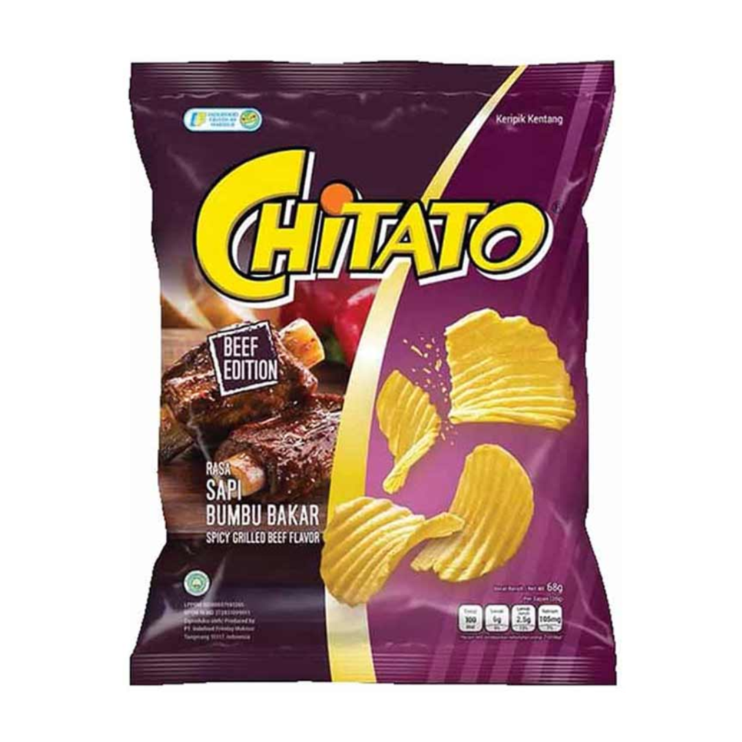 Chitato - Chips Sapi Bumbu 68Gr (30/Carton) – Tasty Snack Indonesia