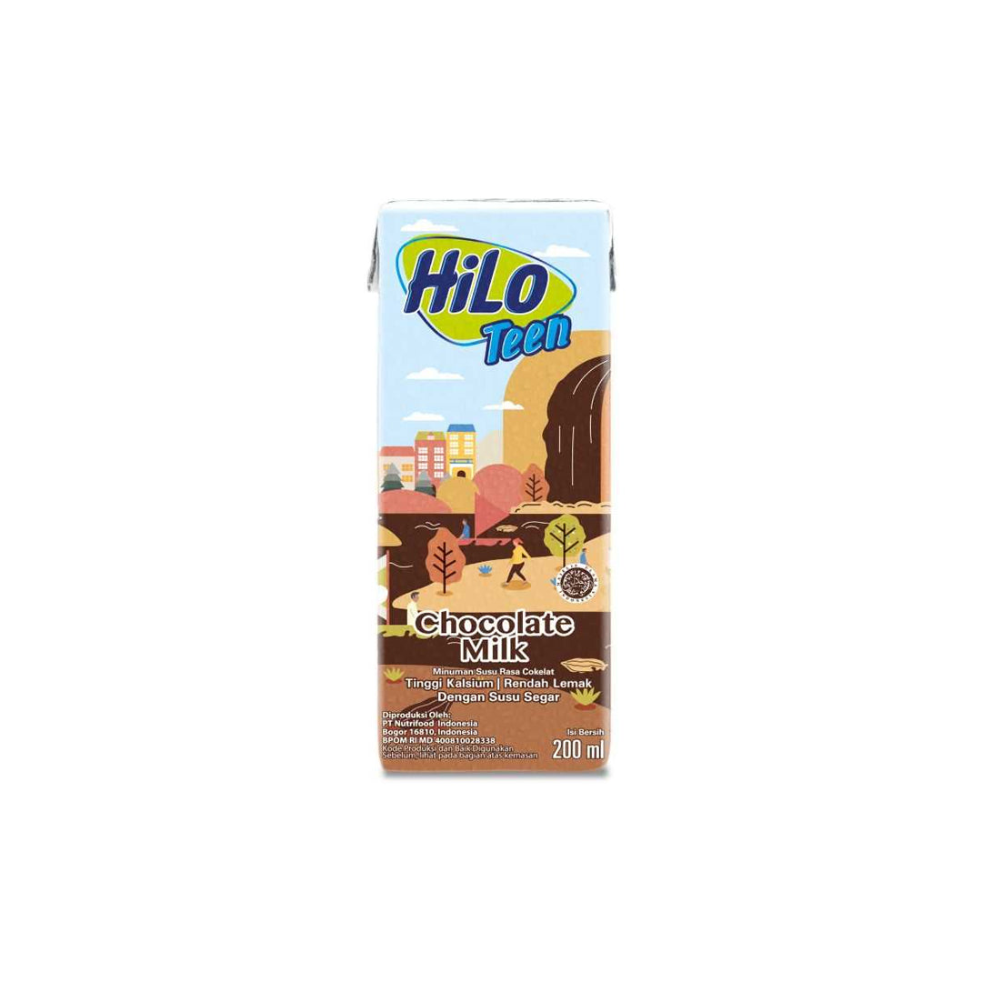 Hilo Teen Rtd Coklat 200Ml (24/Carton) – Tasty Snack Indonesia