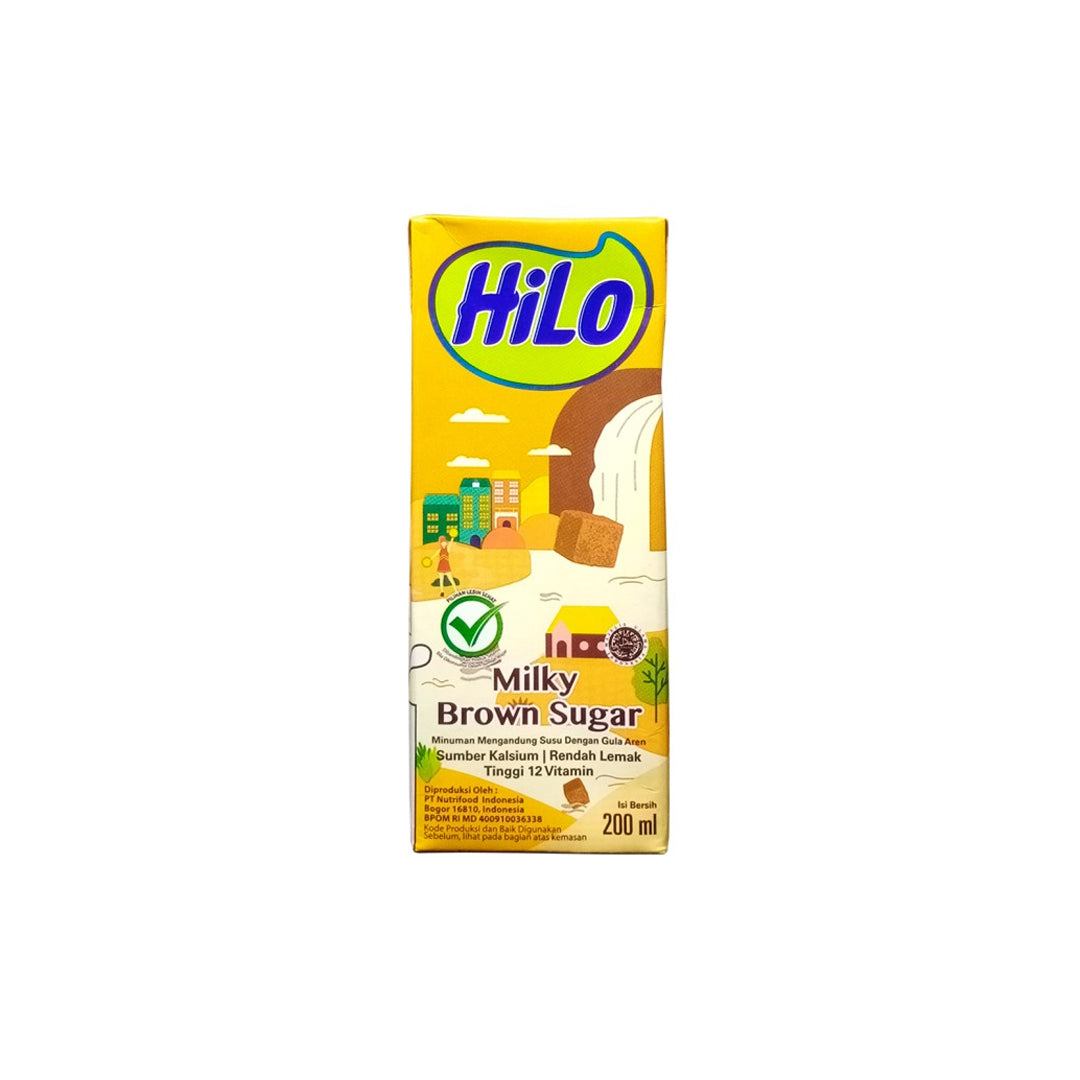 Hilo - Milky Brown Sugar 200Ml (24/Carton) – Tasty Snack Indonesia
