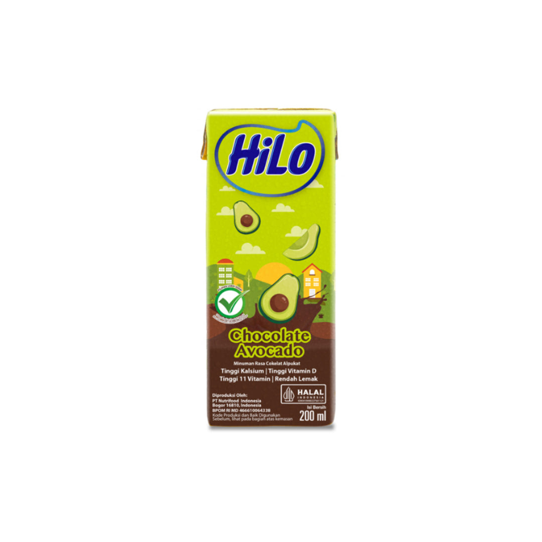 Hilo - Drink Chocolate Avocado 200Ml (24/Carton) – Tasty Snack Indonesia