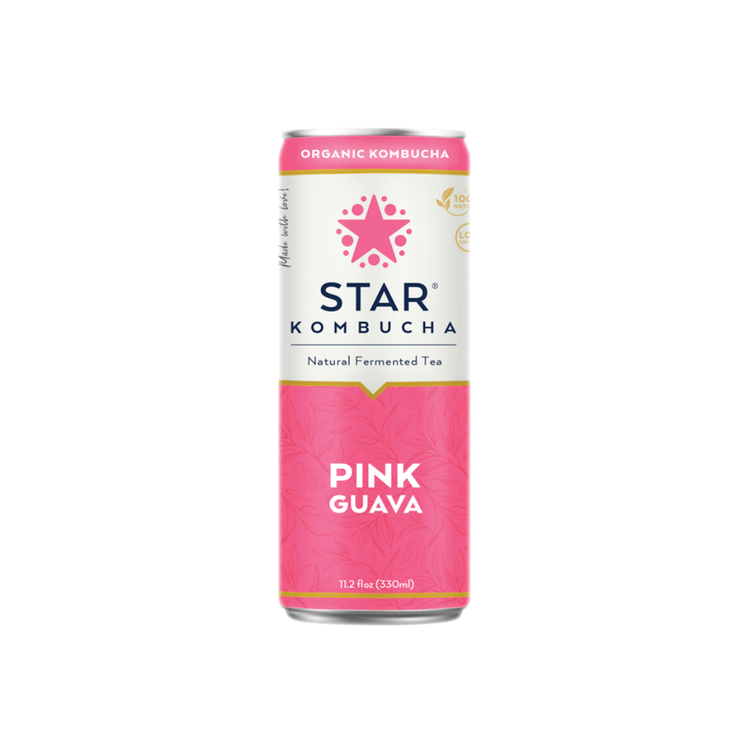 Star Kombucha Pink Guava 250Ml (12/Carton) – Tasty Snack Indonesia