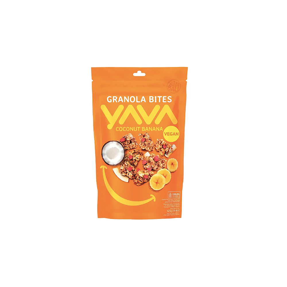 Yava - Granola Bites Coconut Banana 125Gr (10/Carton) – Tasty Snack ...