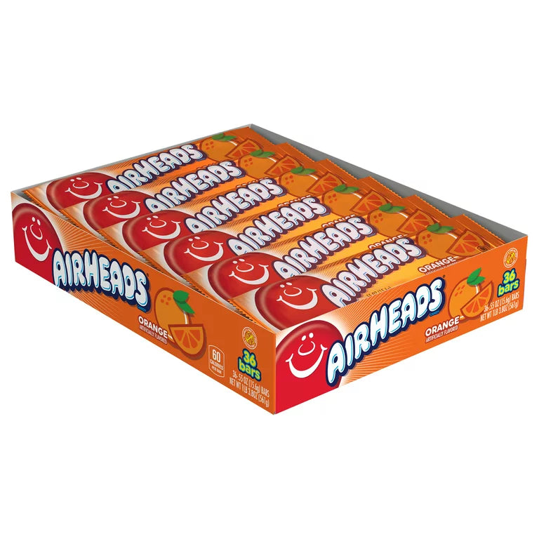 Airheads - Orange 0.55Oz (36/Carton) – Tasty Snack Indonesia