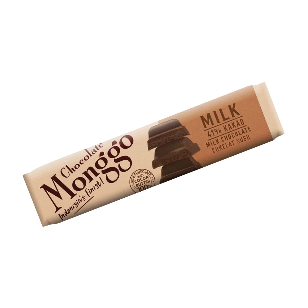 Chocolate Monggo - Milk Chocolate Bar 40Gr (24/Carton) – Tasty Snack ...