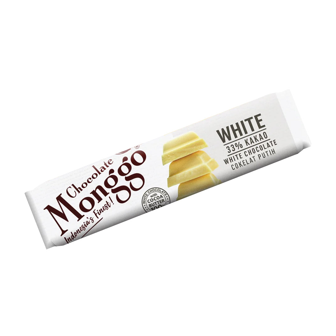 Chocolate Monggo - White Chocolate Bar 40Gr (24/Carton) – Tasty Snack ...