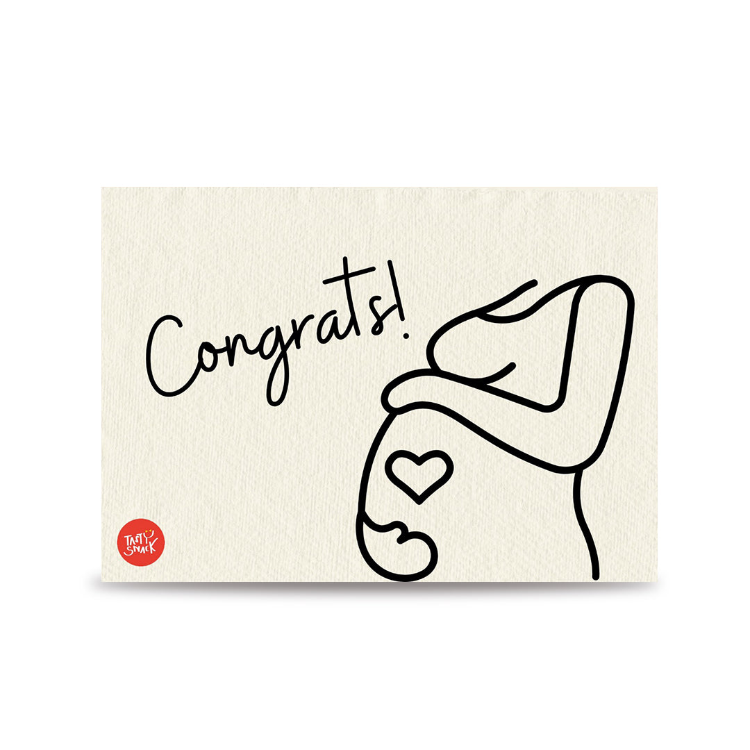 Congrats on Your Pregnancy! Card – Tasty Snack Indonesia
