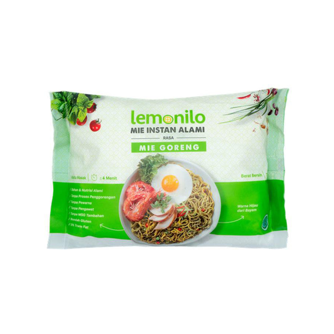 Lemonilo - Mie Instant Alami Goreng Pck 77Gr (20/Carton) – Tasty Snack ...