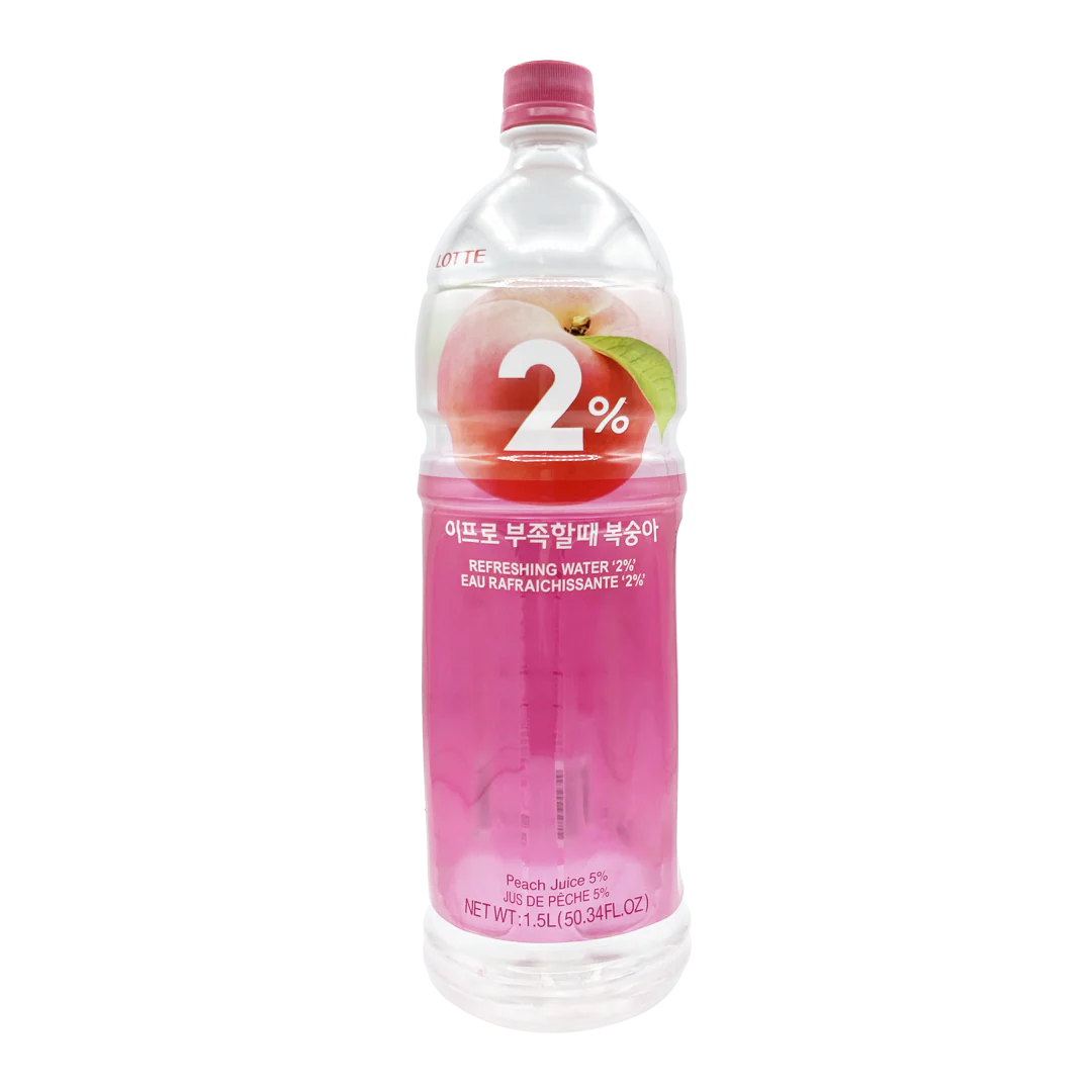 Lotte - Refreshing Water 2 % Peach Flavour 350Ml (20/Carton) – Tasty ...