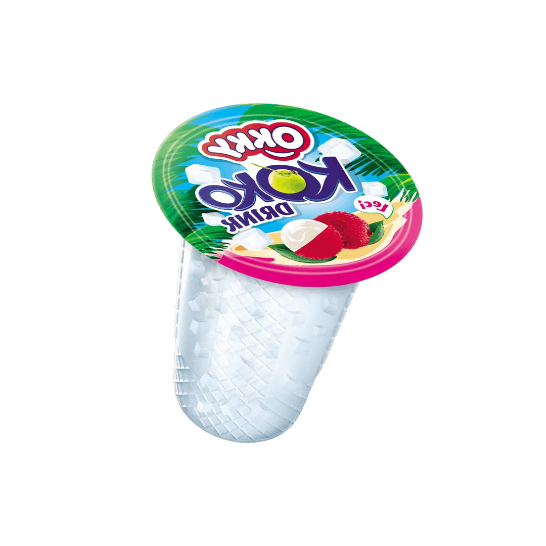 Okky - Jelly Koko Drink Leci Cup 145Ml (24/Carton) – Tasty Snack Indonesia