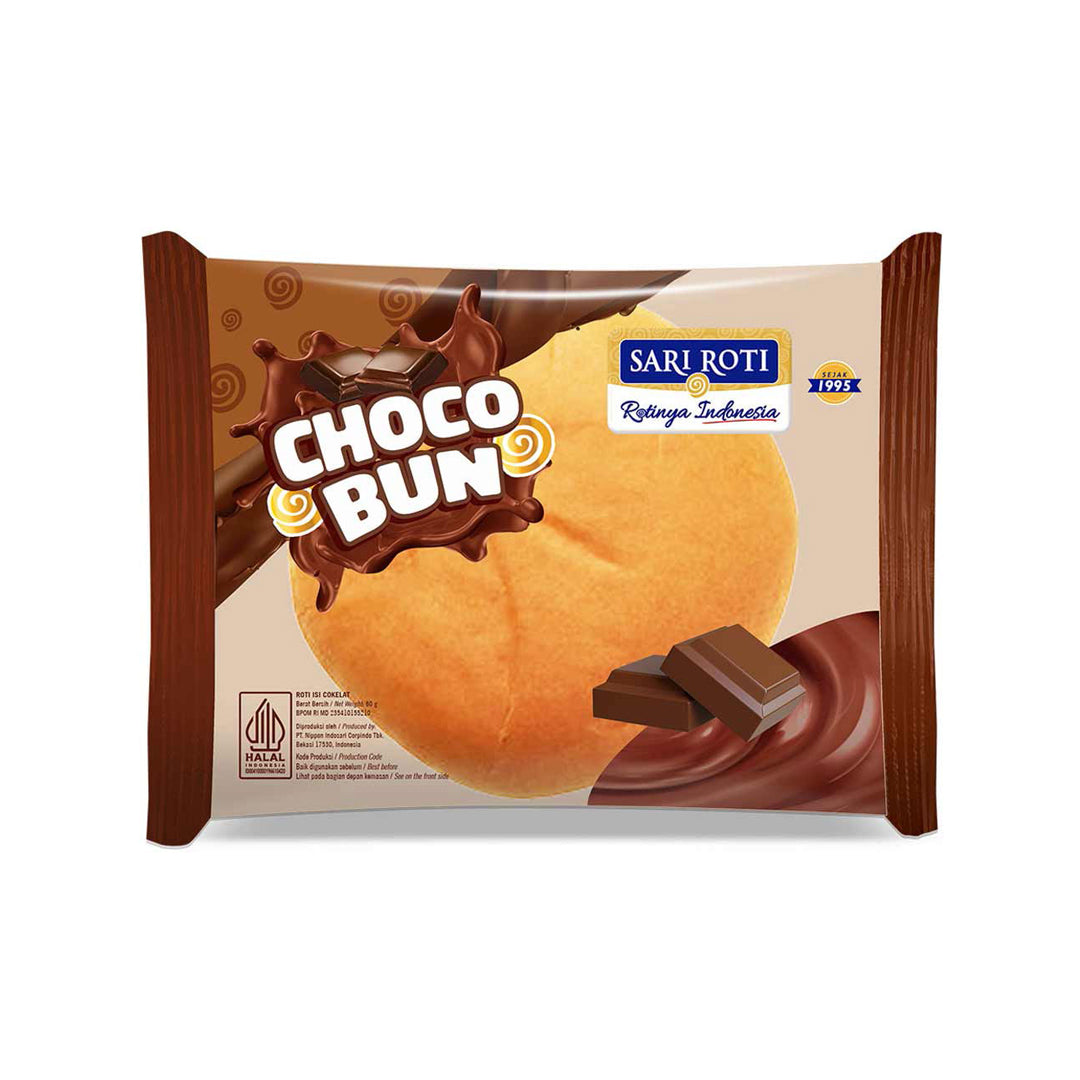 Sariroti - Roti Isi Cokelat Choco Bun – Tasty Snack Indonesia