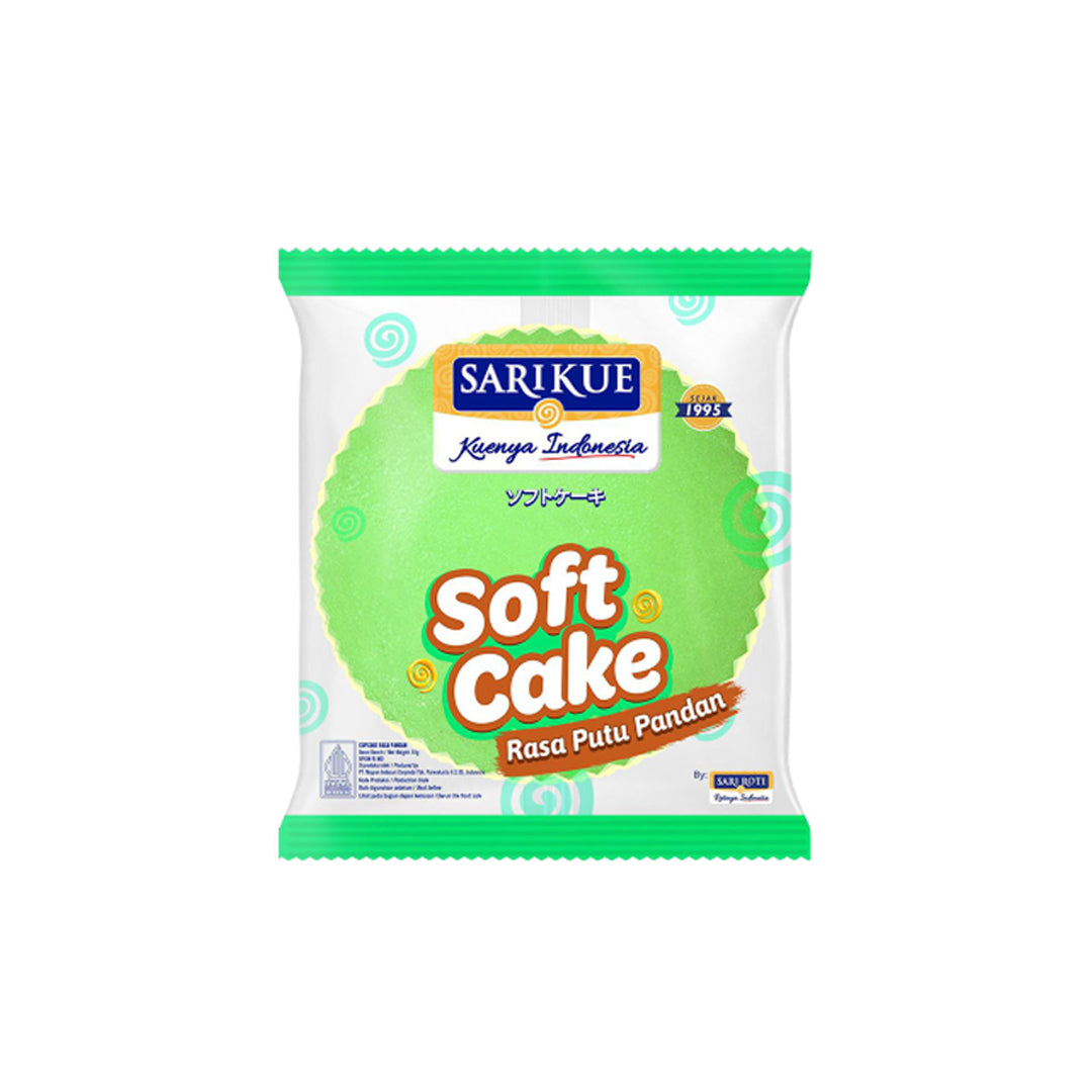 Sariroti - Softcake Putu Pandan – Tasty Snack Indonesia