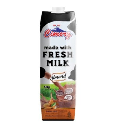 Cimory - UHT Almond 1000Ml (12/Carton) – Tasty Snack Indonesia