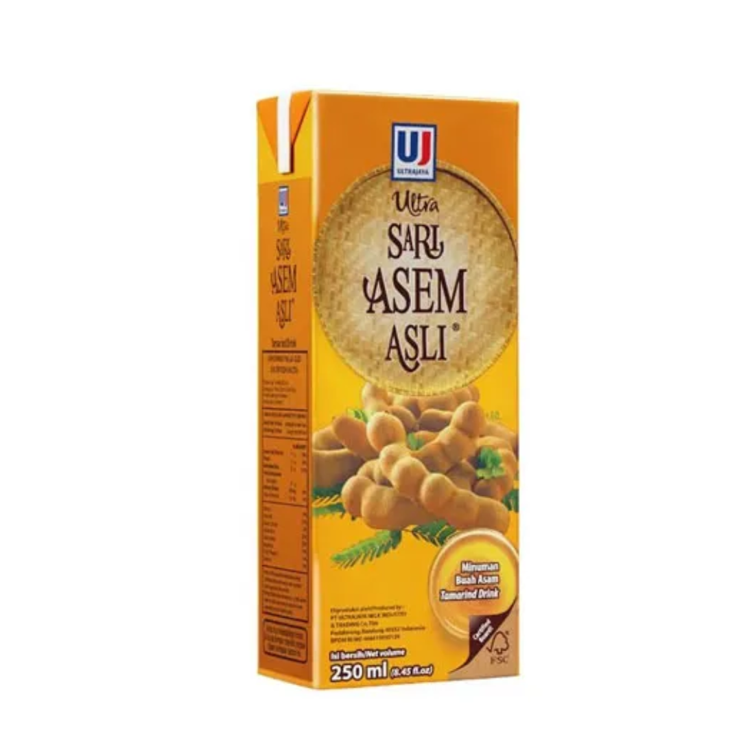 Ultra - Sari Asam Asli Slim 250Ml (24/Carton) – Tasty Snack Indonesia
