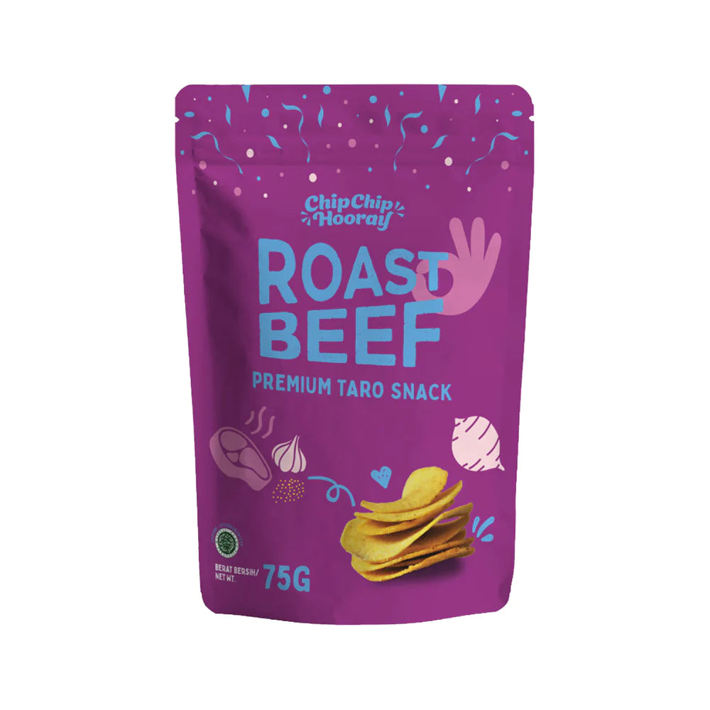 Chip Chip Hooray - Roast Beef 75Gr (24/Carton) – Tasty Snack Indonesia