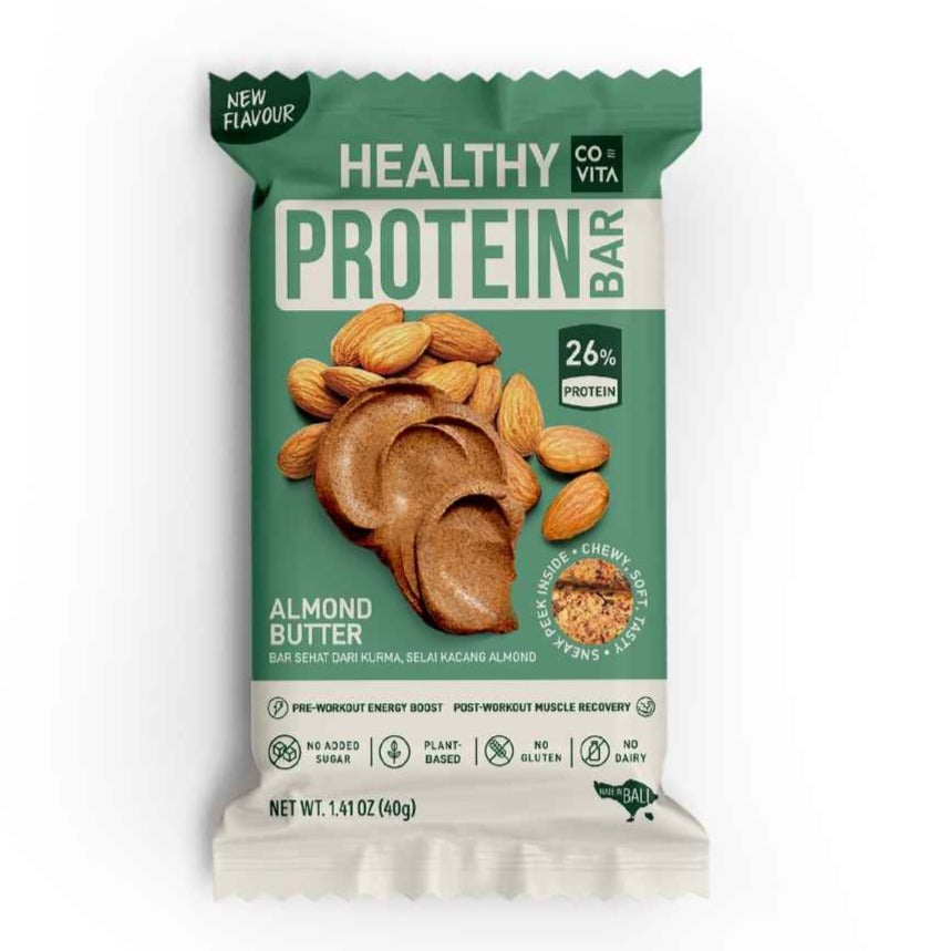 Covita - Healthy Protein Bar Almond Butter 40Gr (10/Carton) – Tasty ...
