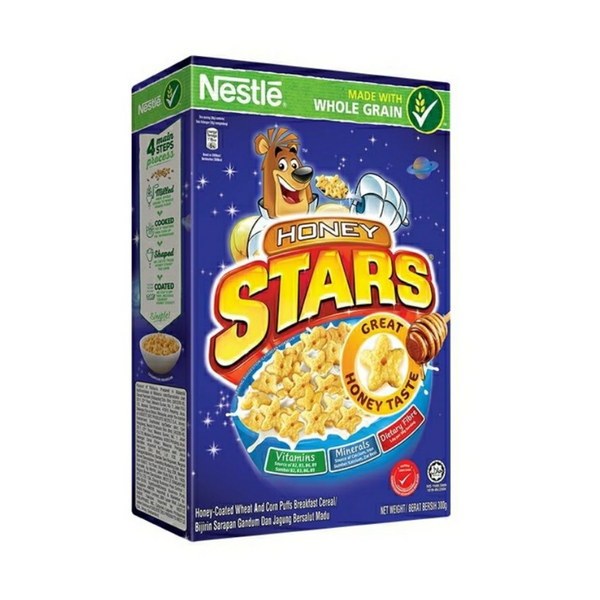 Honey Stars Cereal 300Gr (18/Carton) – Tasty Snack Indonesia