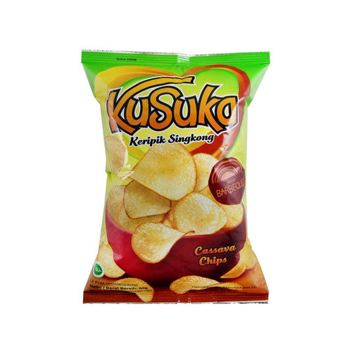 Kusuka - Keripik Singkong Barbeque 60Gr (30/Carton) – Tasty Snack Indonesia
