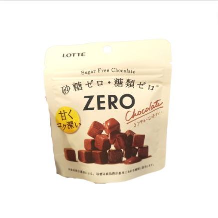 Lotte - Zero Sugar Free Chocolate 26Gr (90/Carton) – Tasty Snack Indonesia
