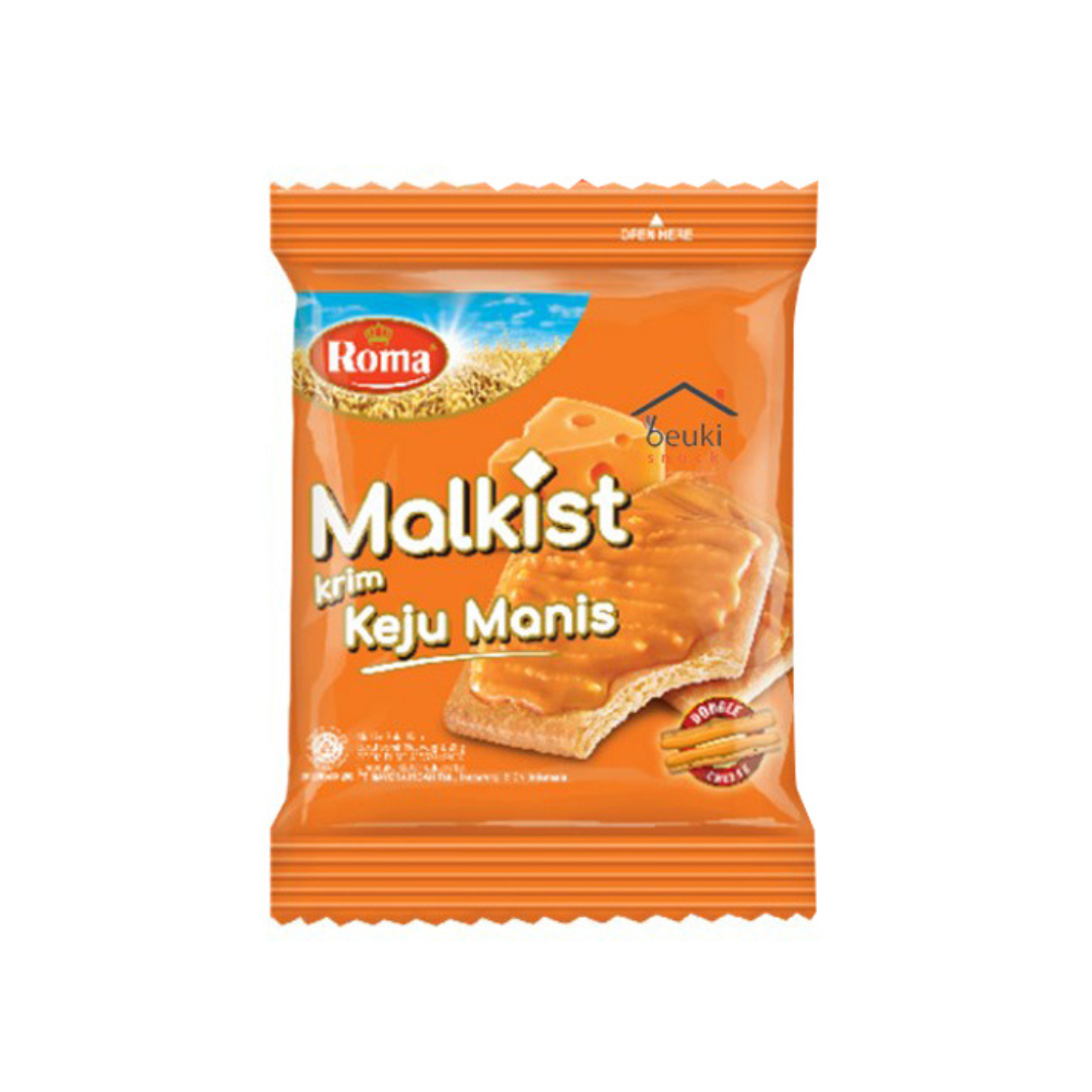 Roma - Crackers Malkist Keju Manis 18Gr (120/Carton) – Tasty Snack ...