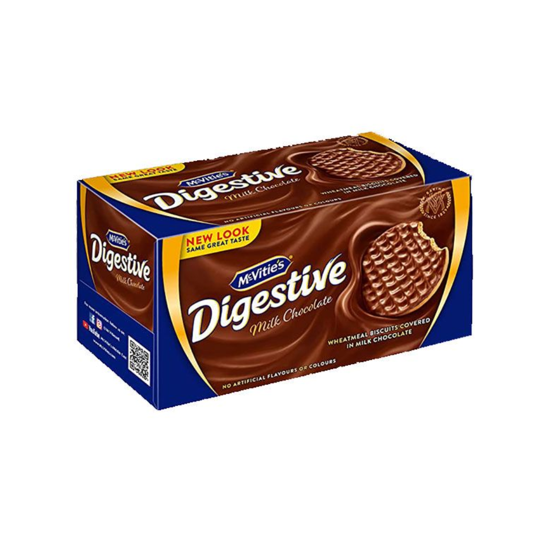 Mcvities - Digestive Milk Choco UK 200Gr (24/Carton) – Tasty Snack ...