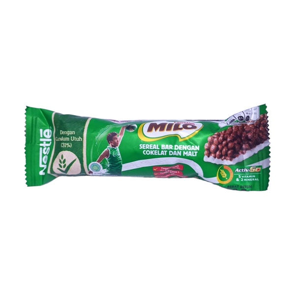 Milo - Cereal Bar(16X23.5Gr) (12/Carton) – Tasty Snack Indonesia