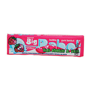 Big Babol - Stick Strawberry Stk 20Gr (20/Carton) – Tasty Snack Indonesia