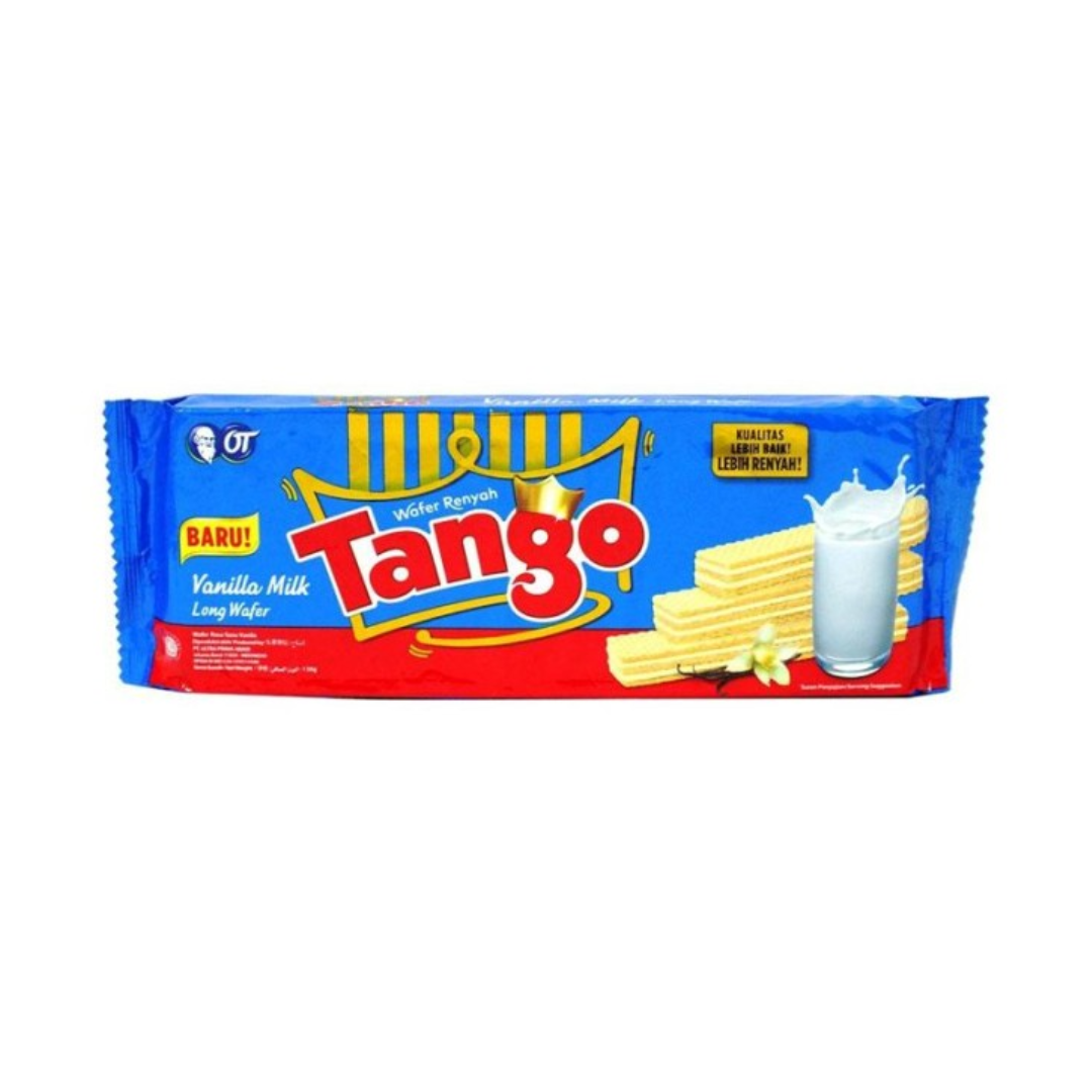 Tango - Wafer Choco Vanilla 110Gr (24/Carton) – Tasty Snack Indonesia