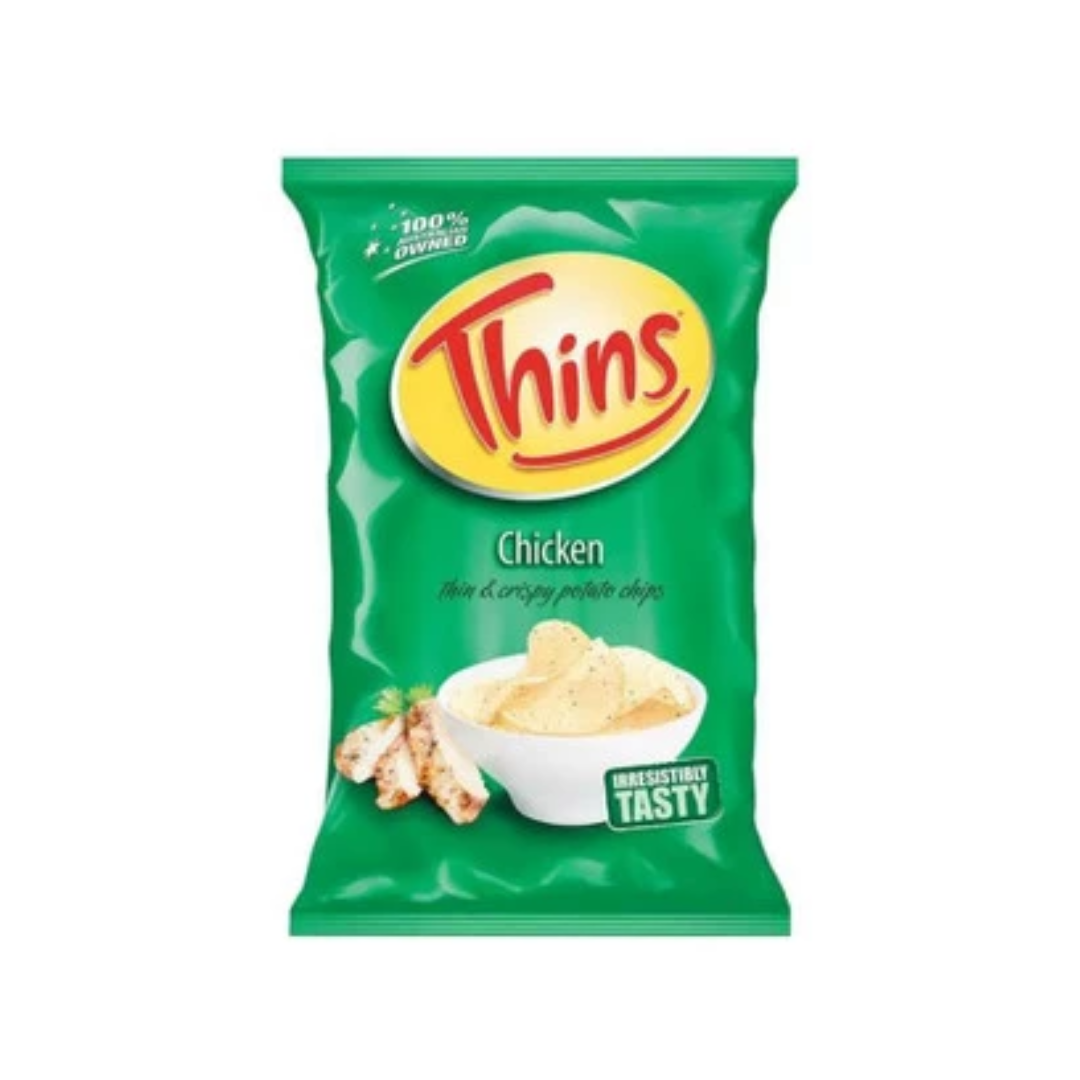 Thins - Chicken 45Gr (18/Carton) – Tasty Snack Indonesia