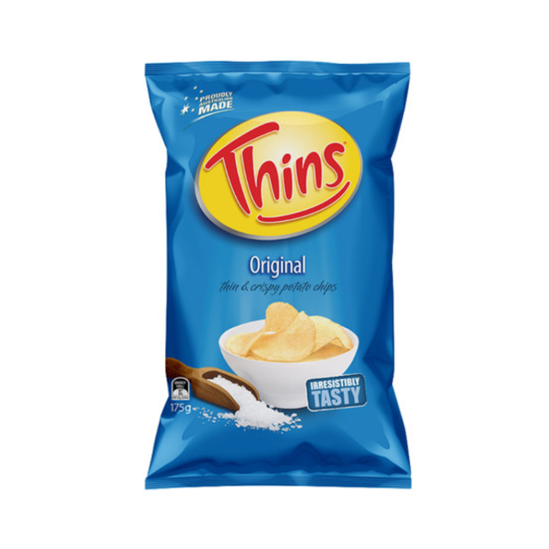 Thins - Original 175Gr (12/Carton) – Tasty Snack Indonesia