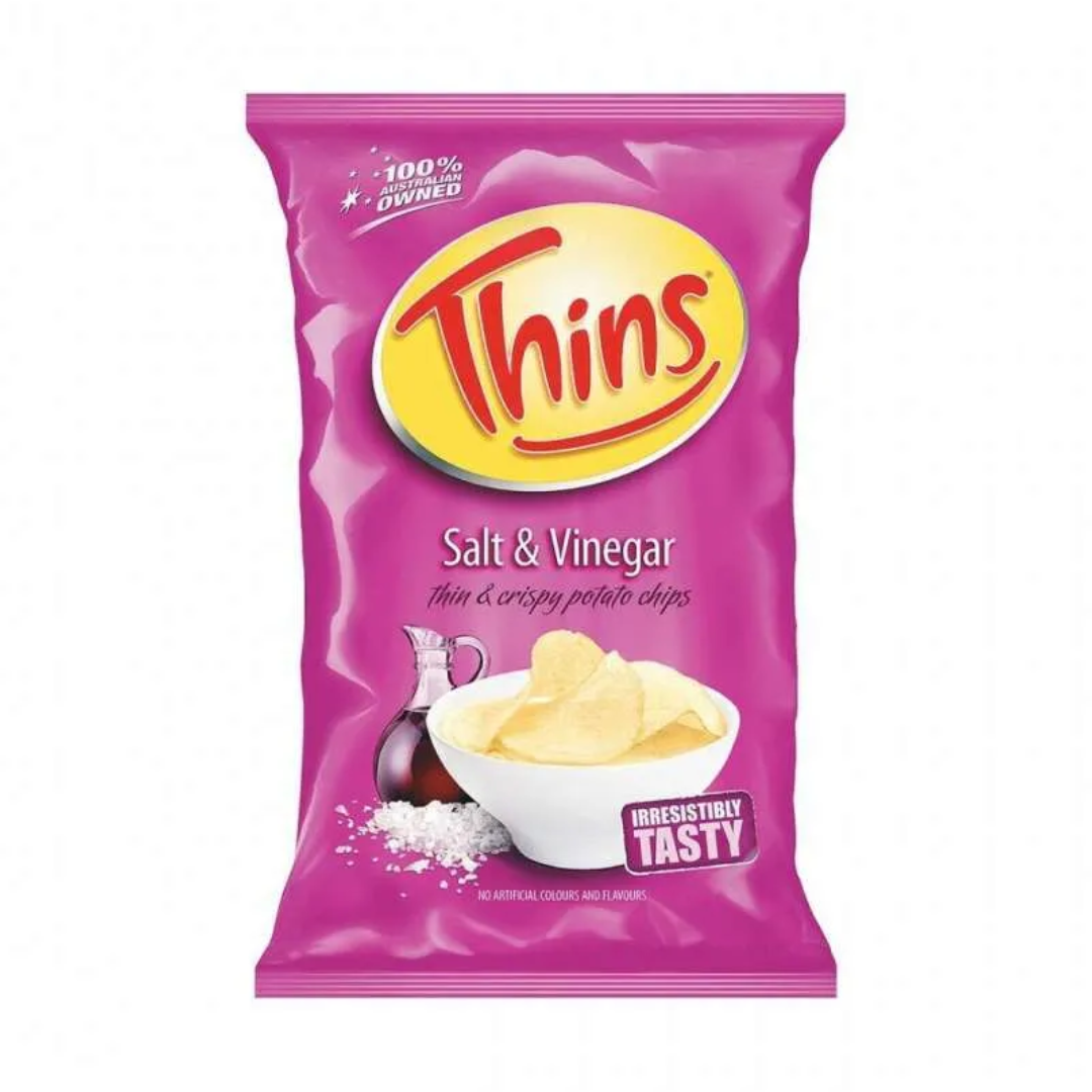 Thins - Salt & Vinegar 175Gr (12/Carton) – Tasty Snack Indonesia
