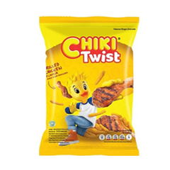 Chiki Snack Twist Grilled Chicken Pck 40Gr (40/Ctn) - Tasty Snack Indonesia